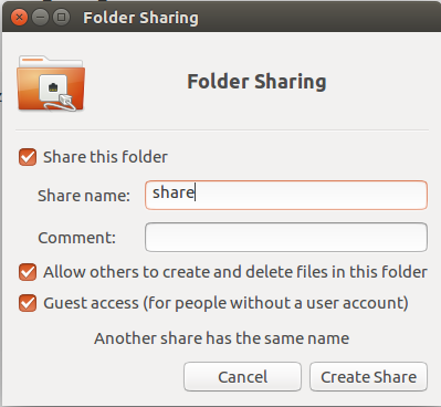 Ubuntu：安装Samba服务器、建立共享文件夹_ubuntu18 samba 没有local network share-CSDN博客