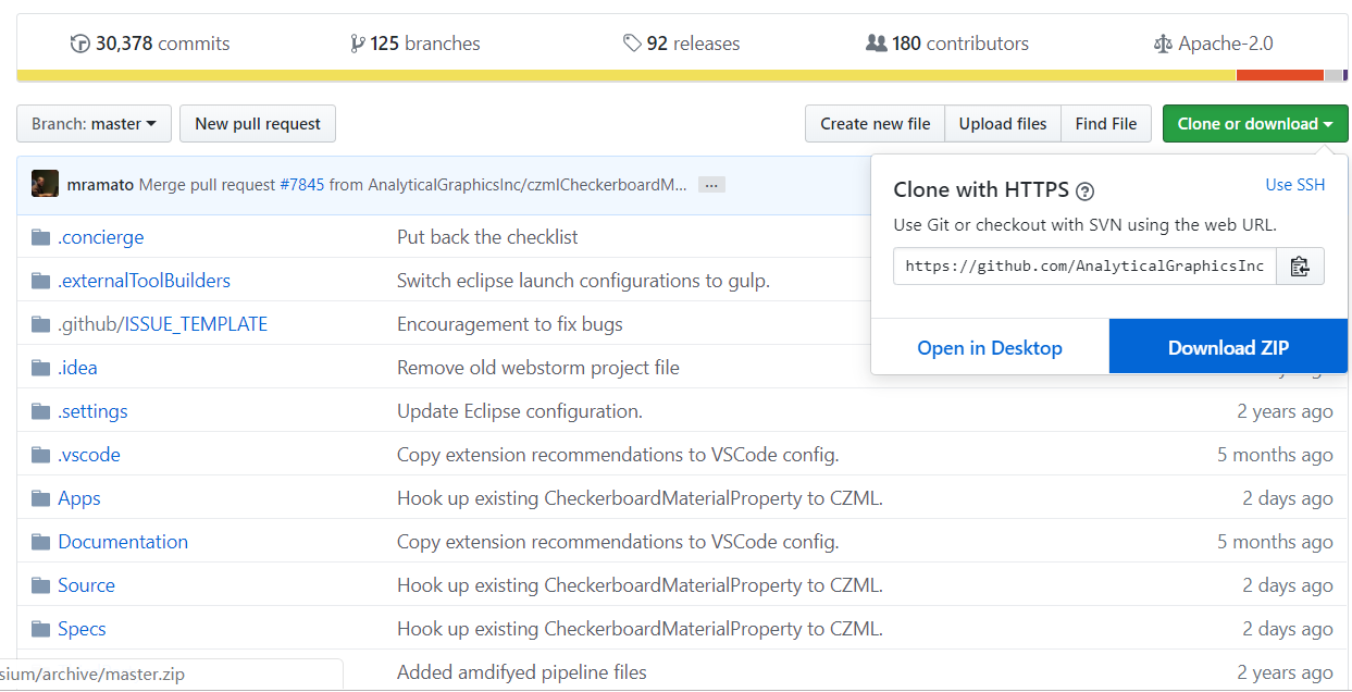 cesium--从github上面下载源代码环境搭建_cesium实战系列源代码下载-CSDN博客