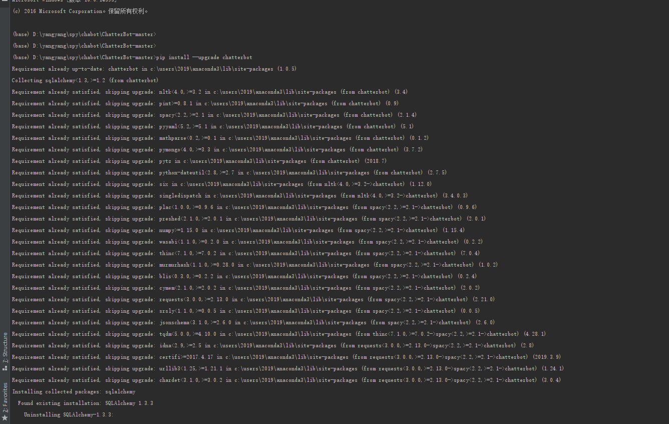 chatterbot问题与解决办法（二）: No module named 'chatterbot_corpus'_no module ...
