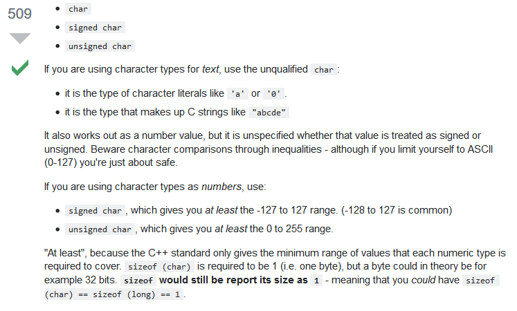 [C++] char, unsigned char, signed char 区别_c++ char与signed char区别-CSDN博客