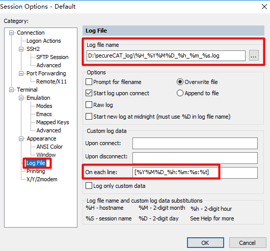 SecureCRT串口log输出时间信息_securecrt串口实时显示时间-CSDN博客