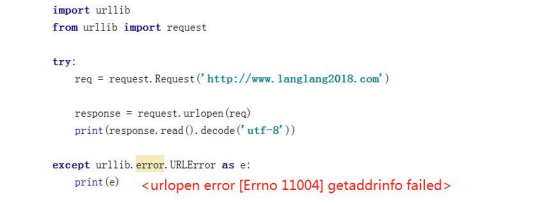 urllib 的异常错误处理（总结）_urllib httperror-CSDN博客