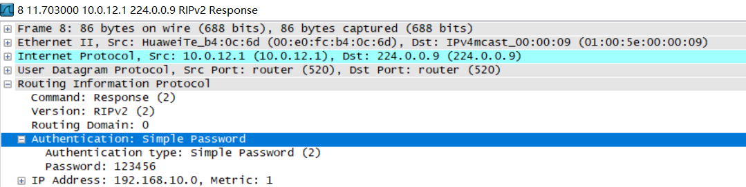 RIP配置（2）——配置RIPv2的认证_rip v2 协议的md5 认证查看邻里关系-CSDN博客