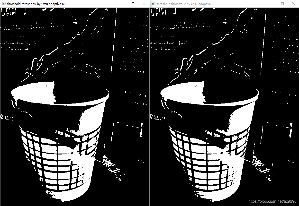 Opencv Cvthreshold 使用otsu算法进行自适应阈值计算的应用的记录opencv使用threshold求otsu阈值 Csdn博客