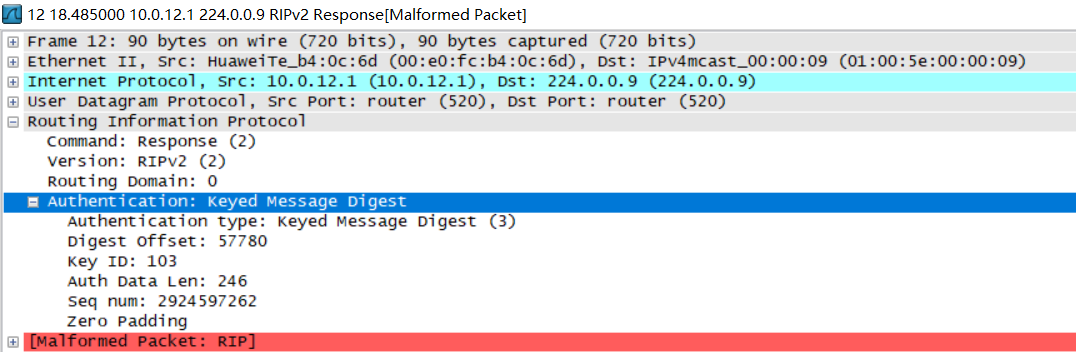 RIP配置（2）——配置RIPv2的认证_rip v2 协议的md5 认证查看邻里关系-CSDN博客