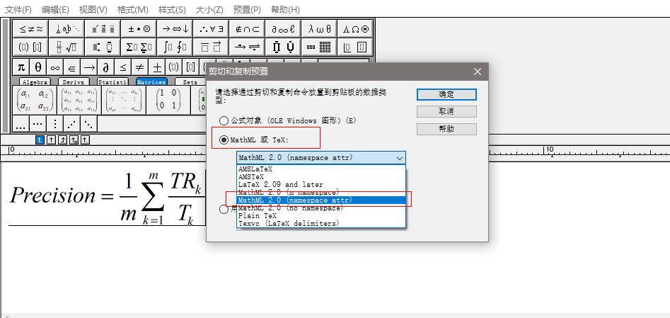 将MathType公式转换为Word自带公式_mathtype公式转换为word公式-CSDN博客