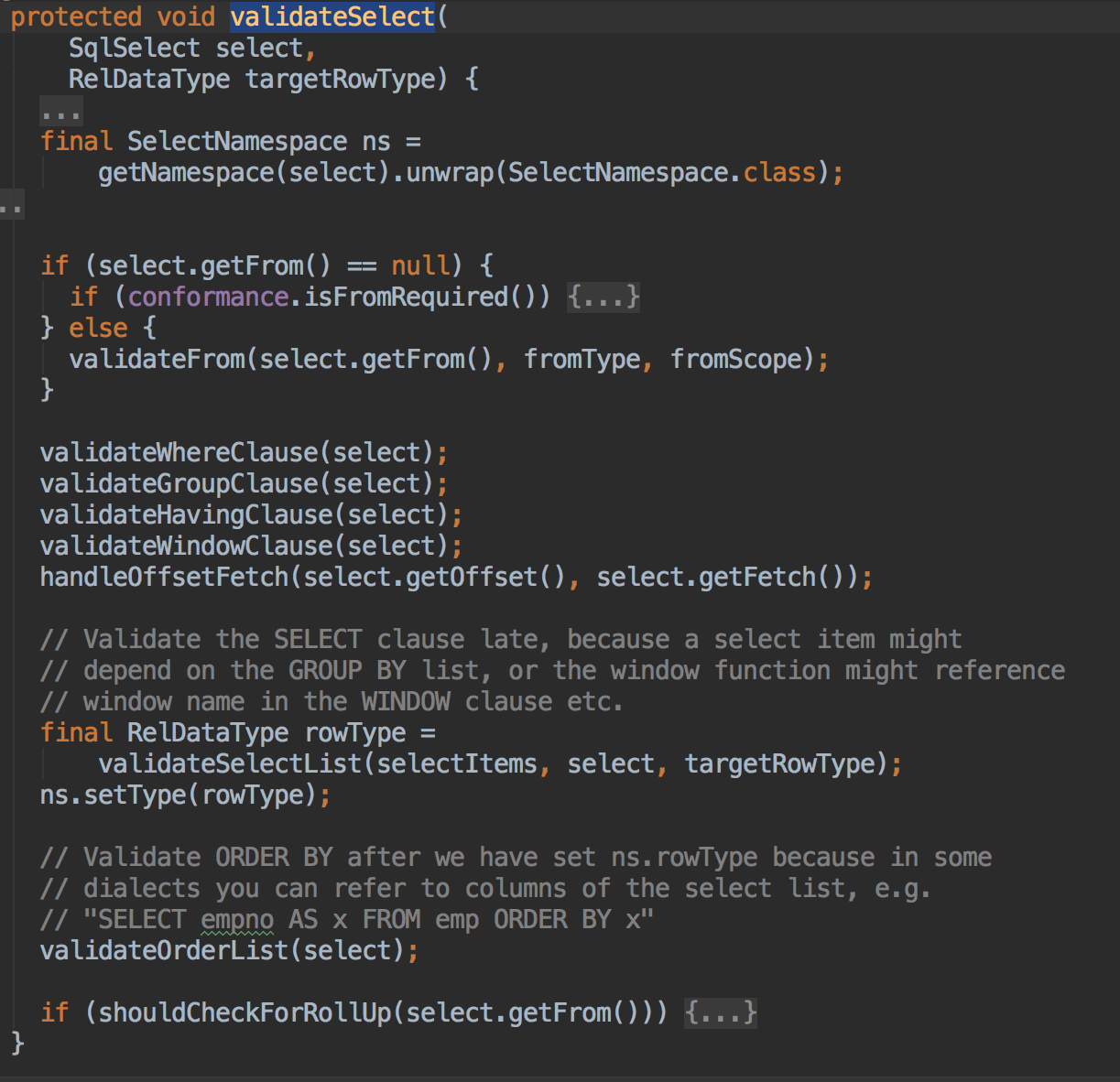 Apache Calcite教程-validate校验_apache calcite 语法检查 demo-CSDN博客
