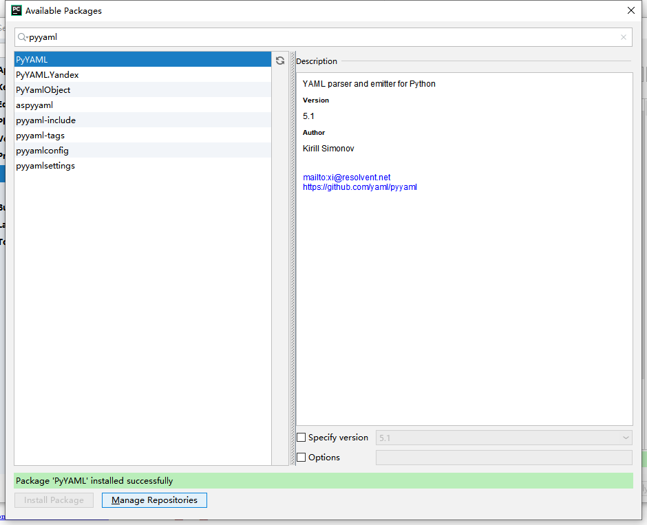Python报错：找不到yaml包_缺少yaml-CSDN博客