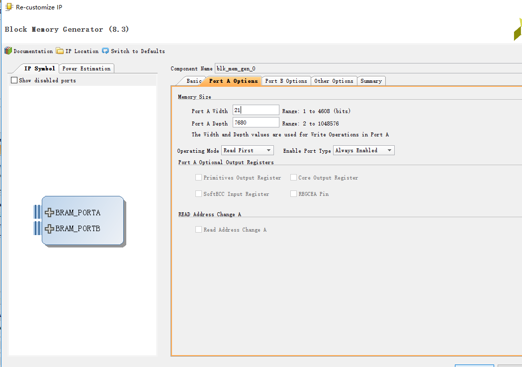 Simple Dual Port RAM（SDP）配置-CSDN博客