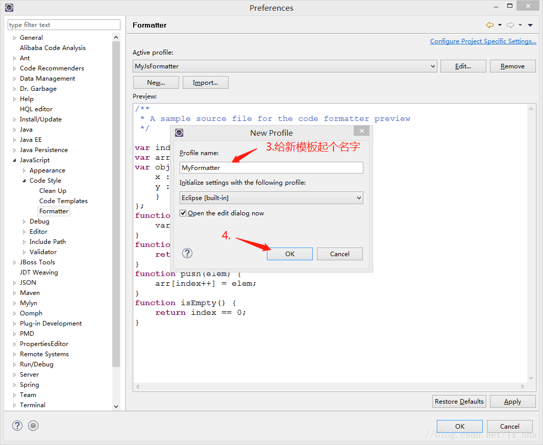 Eclipse中格式化js代码，html代码，java代码 Eclipse格式化js代码 Csdn博客