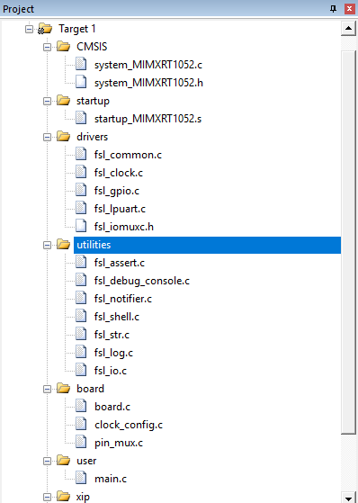 NXP RT1052 新建工程--库函数版_rt1052有哪些库-CSDN博客