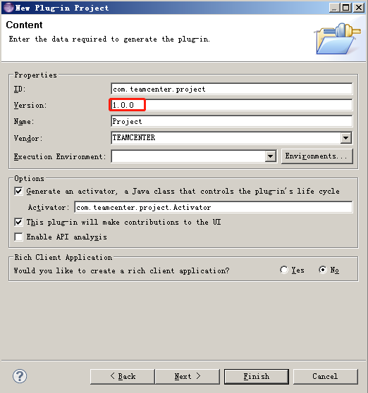 Eclipse 新建项目到 Teamcenter 中运行(详细步骤)_eclipse导入teamcenter开发包-CSDN博客