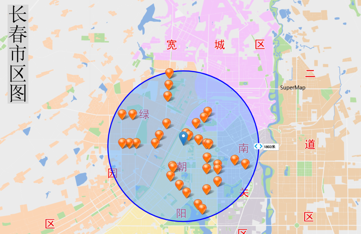 SuperMap iClient for Leaflet实现拖动半径进行距离查询_openlayers circle实现拖动半径进行距离查询-CSDN博客