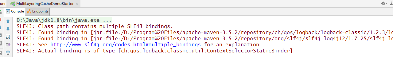Springboot启动 控制台报错有关 Slf4j 日志jar包冲突springboot Found Binding In Csdn博客 0257