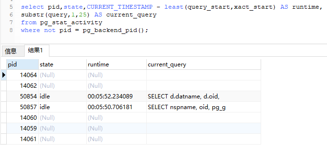 postgresql 中的动态统计视图中的pg_stat_activity-CSDN博客