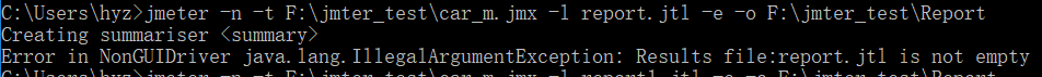 jmeter生成报告以及问题解决_error in nonguidriver java.lang.illegalargumentexc-CSDN博客