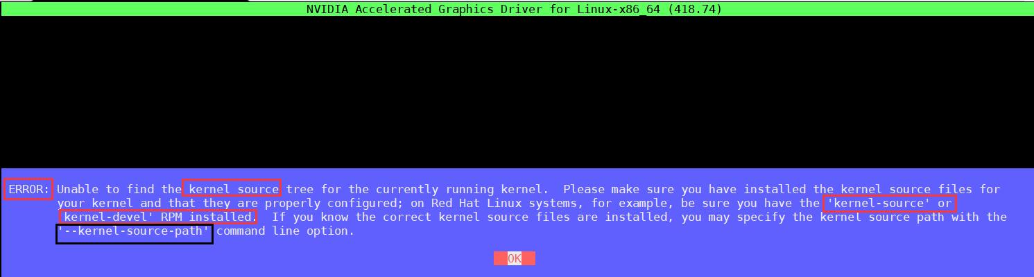 centos7.5英伟达驱动:unable to find the kernel source tree for current running kernel;nvidia-smi has ...