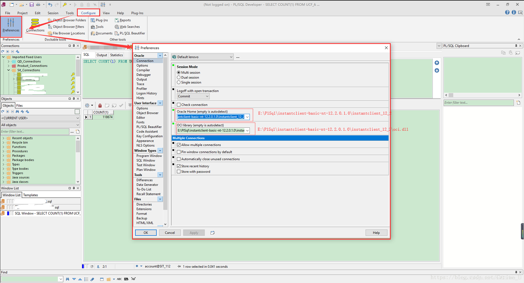 Plsql Developer 安装配置详解instantclient Basic Nt 122010zip Csdn博客
