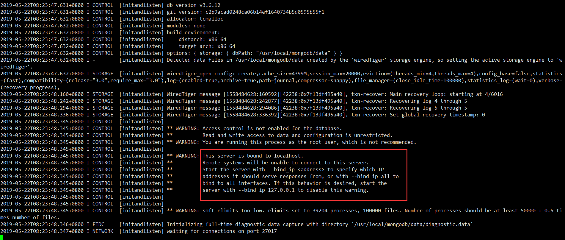 【mongodb】使用api远程连接mongodb时，27017端口连接不上 Mongodb 0 Mongodb Headless Sre