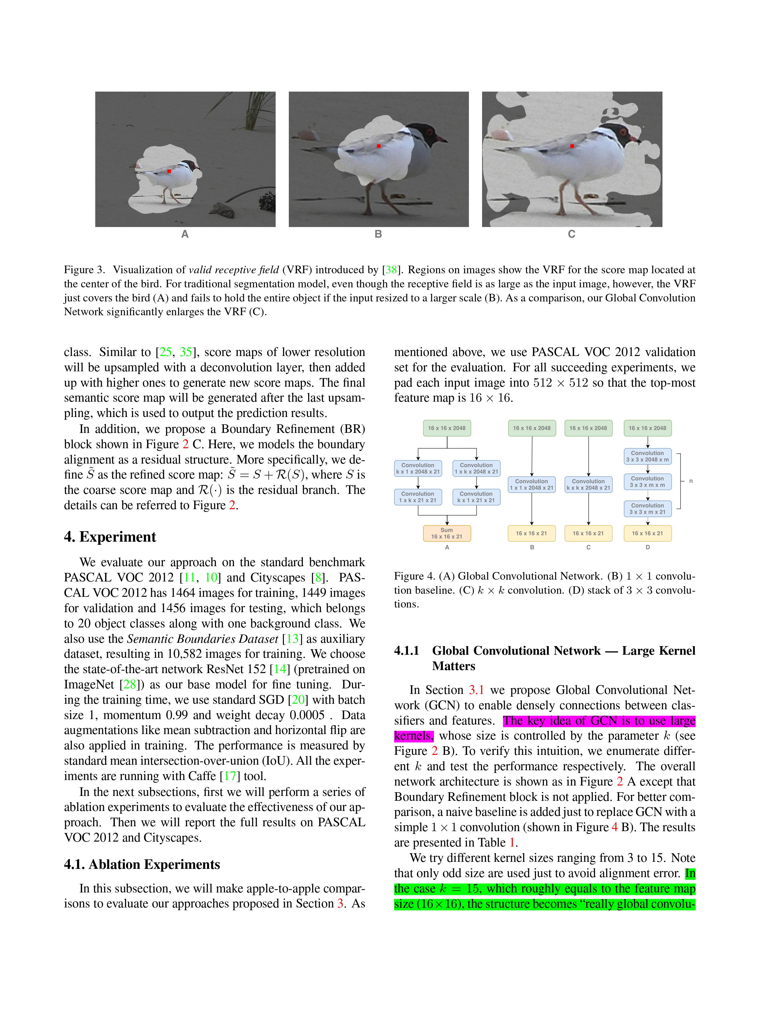 图像分割：GCN: Large Kernel Matters —— Improve Semantic Segmentation by Global Convolutional Network ...