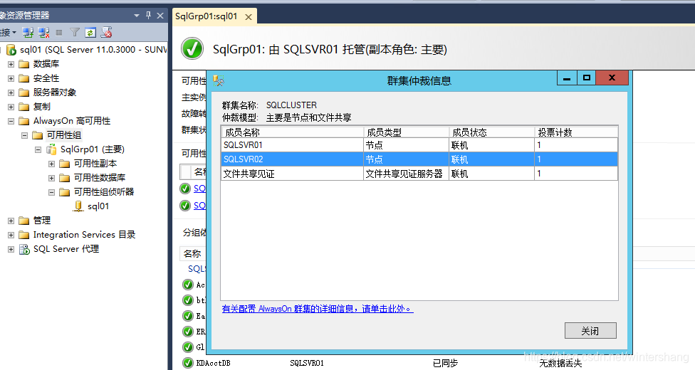 Windows2012r2配置sqlserver2012集群alwayson配置高可用性sqlserver2012 Alwayson Csdn博客