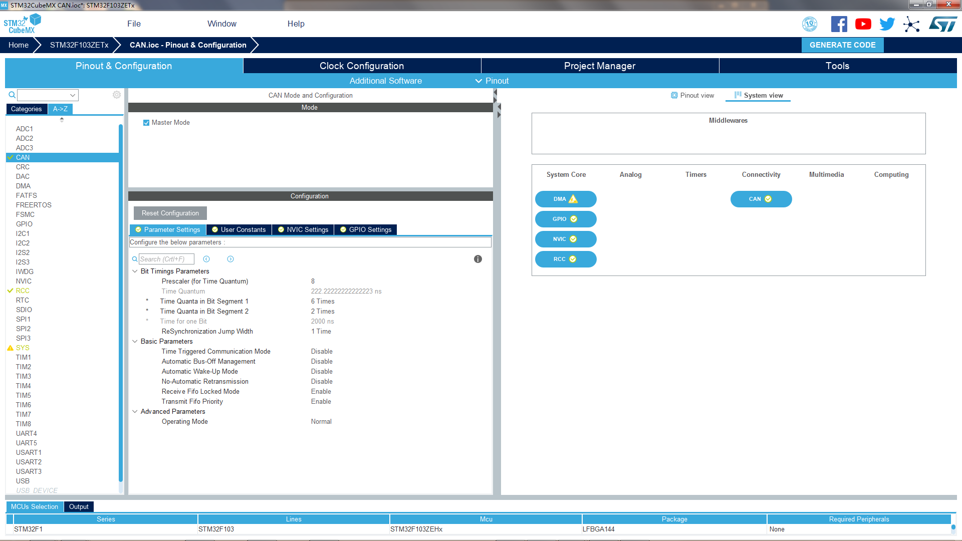 stm32HAL库之can操作_bit timing register-CSDN博客