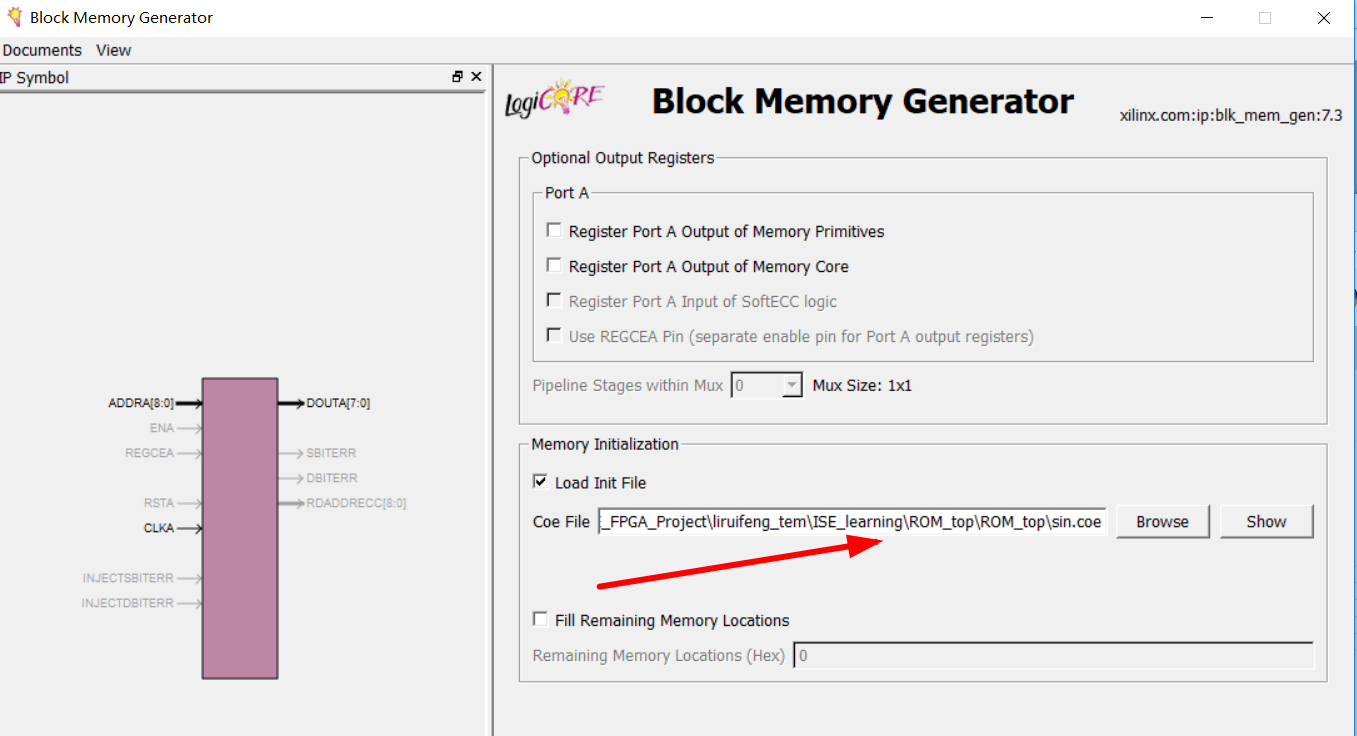 xilinx IP核之ROM_coe file-CSDN博客