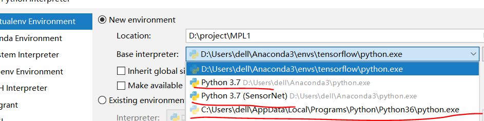 【anaconda】【Pycharm】failed to create interpreter 或者Pycharm cannot set up a python SDK-CSDN博客