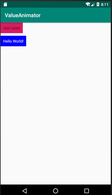 Android动画篇(三)—— 属性动画ValueAnimator的使用_valueanimator va = valueanimator.offloat(0, 0.3f, -CSDN博客