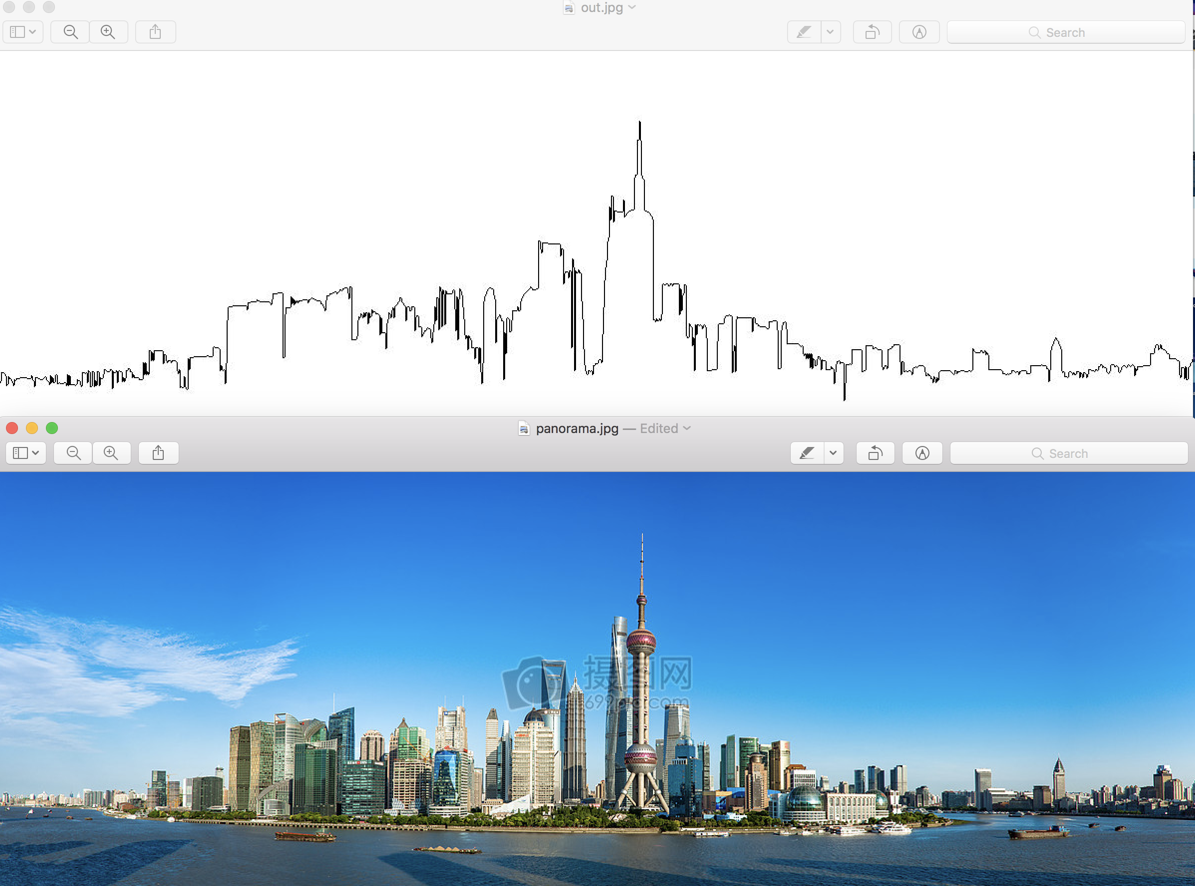 Java识别天际线并输出到图片中——skyline图像处理提取天际线 Csdn博客 