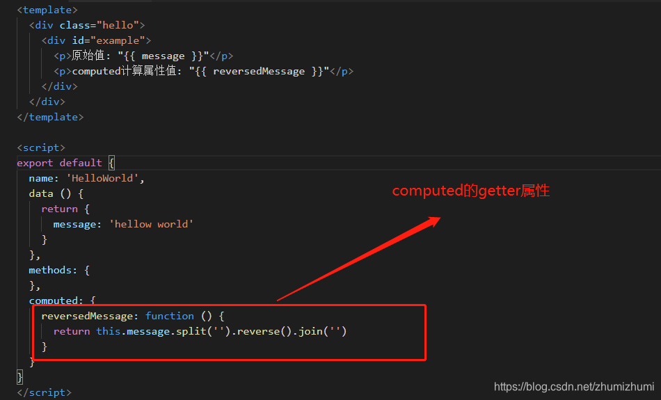 Vue Computed中get 和set讲解computed Get Set Csdn博客