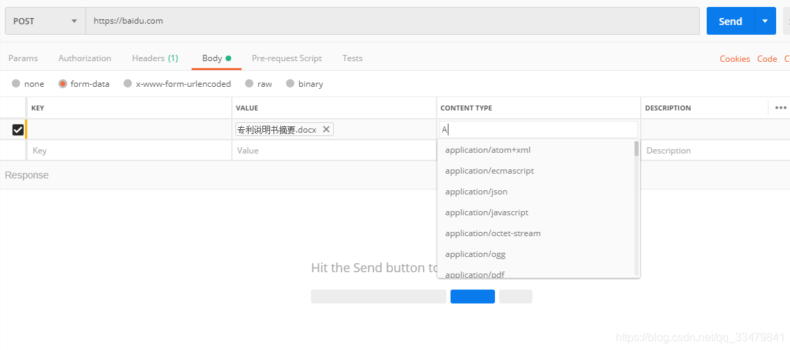 Java实现postman中form Data传参方式form Data传参数 Csdn博客