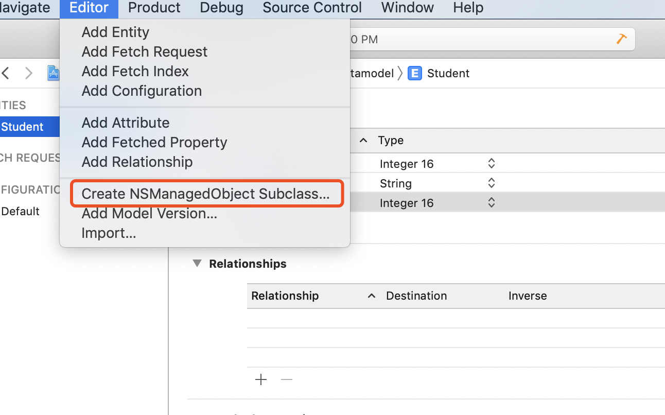 CoreData的简单使用_coredata 使用方法-CSDN博客