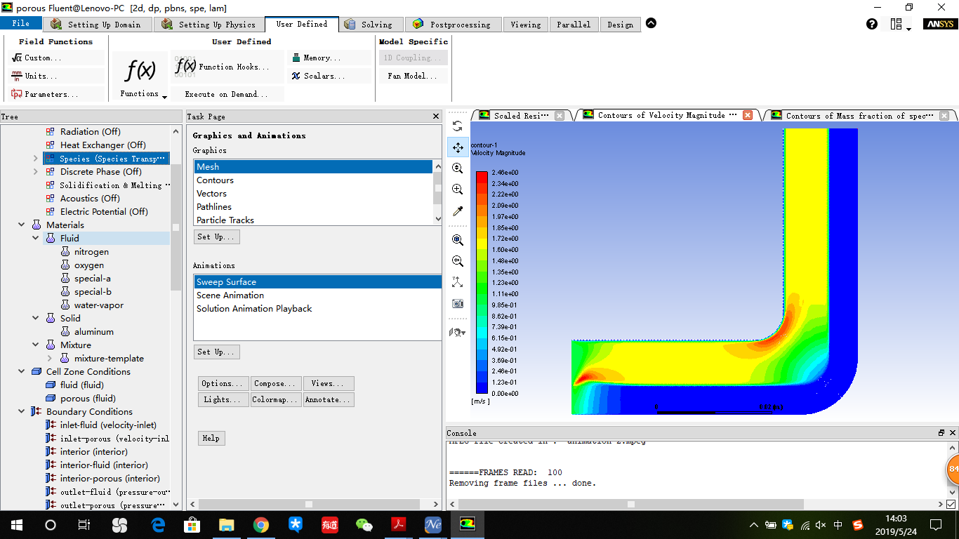 FLUENT进行组分反应模拟_csdn fluent 模拟流固界面化学反应 模型-CSDN博客
