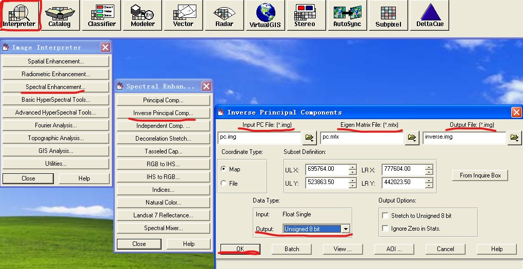 遥感图像处理课时九（ERDAS & ENVI）_erdas主成分变换-CSDN博客