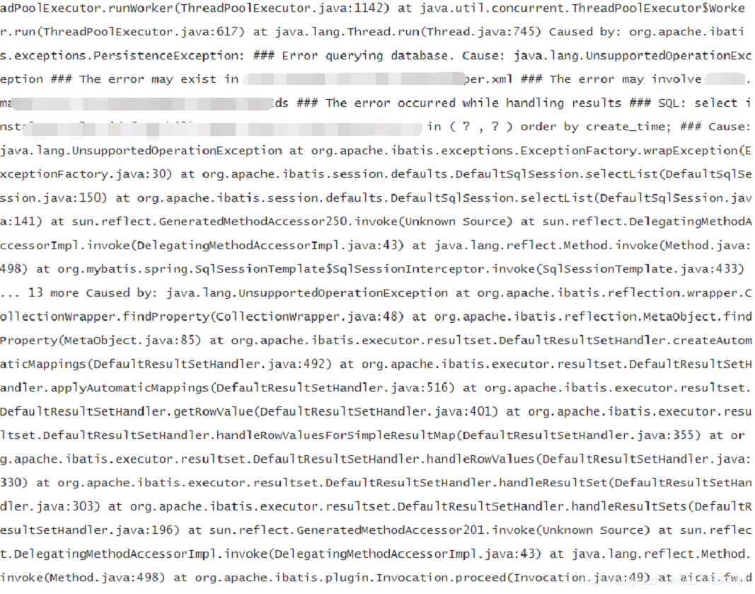 Nested Exception Is Orgapacheibatisexceptionspersistenceexception Error Querying