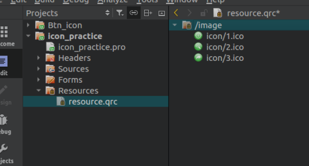 QT adds icons to buttons and sets transparency - Programmer Sought