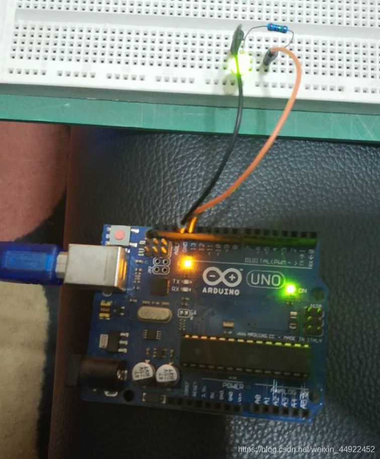 Arduino点亮一个led灯引脚输出高电平点亮一颗ledarduino代码 Csdn博客