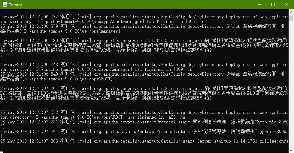tomcat9 中文乱码_tomcat 9乱码 -dfile.encoding=utf-8-CSDN博客
