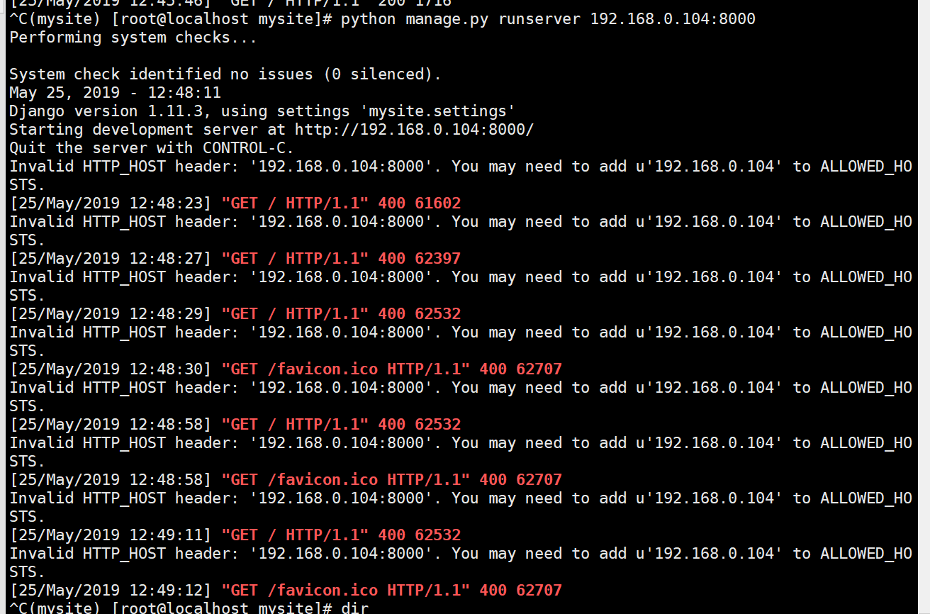第一个Django服务的启动及问题_192.168.0.104.8000-CSDN博客
