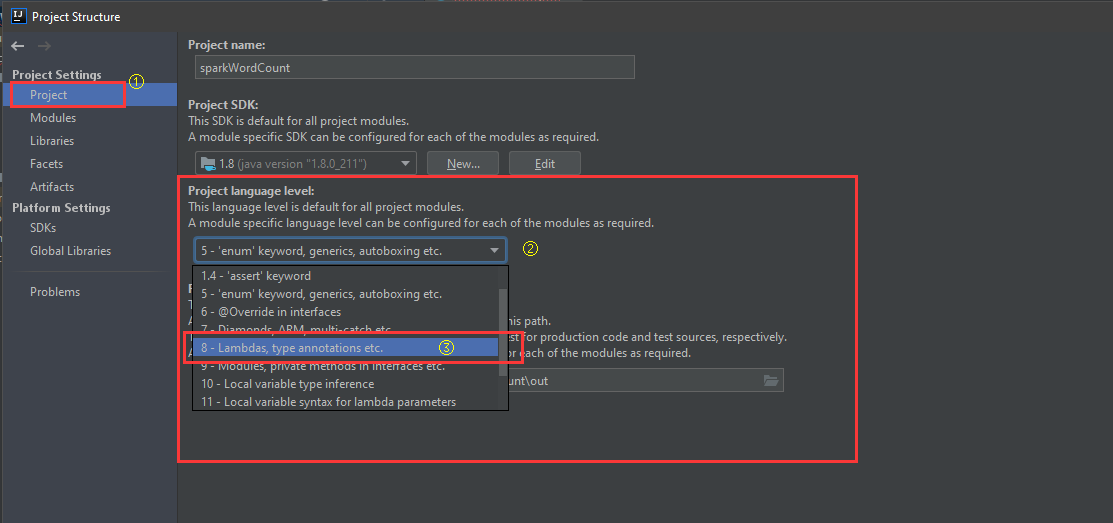 Intellij Idea 提示 Lambda Expressions Not Supported At Language Level 5 Csdn博客 