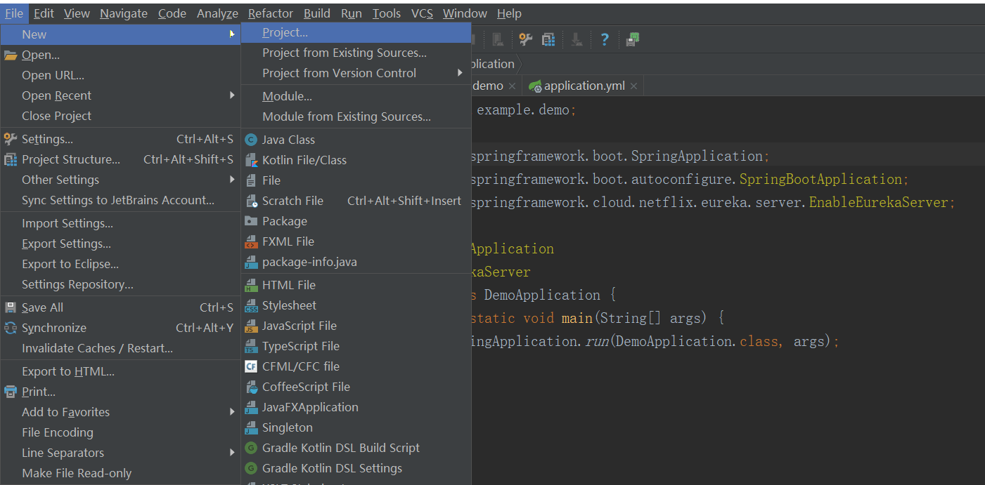 idea创建一个springboot多模块项目之springcloud简单项目测试_idea创建多模块springboot+springcloud系统-CSDN博客