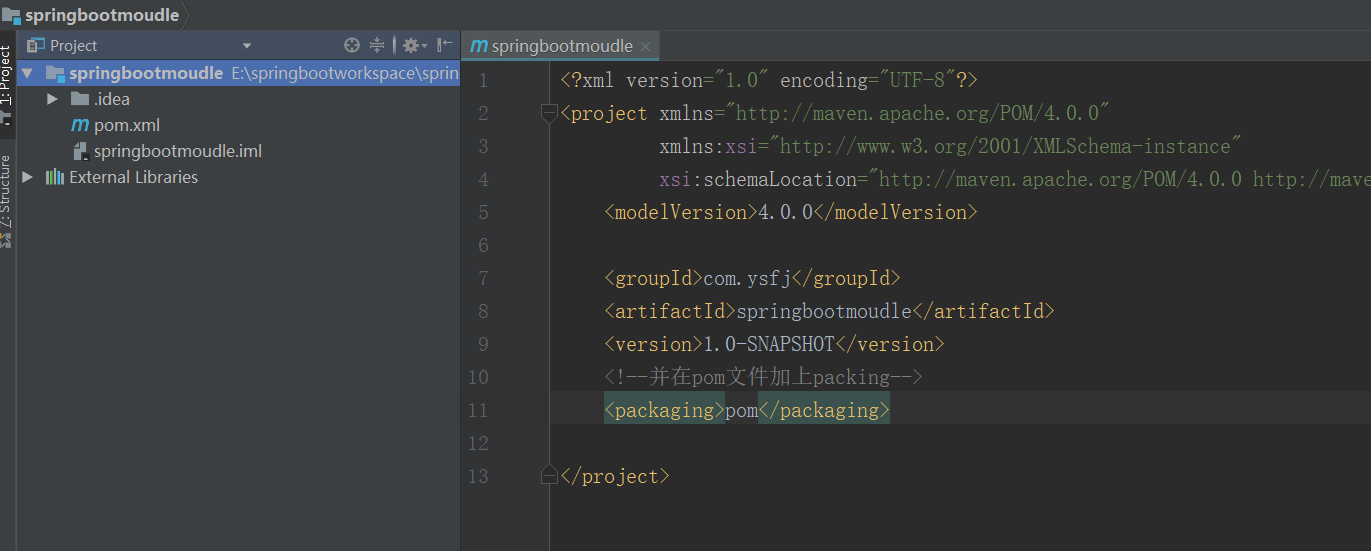 idea创建一个springboot多模块项目之springcloud简单项目测试_idea创建多模块springboot+springcloud系统-CSDN博客