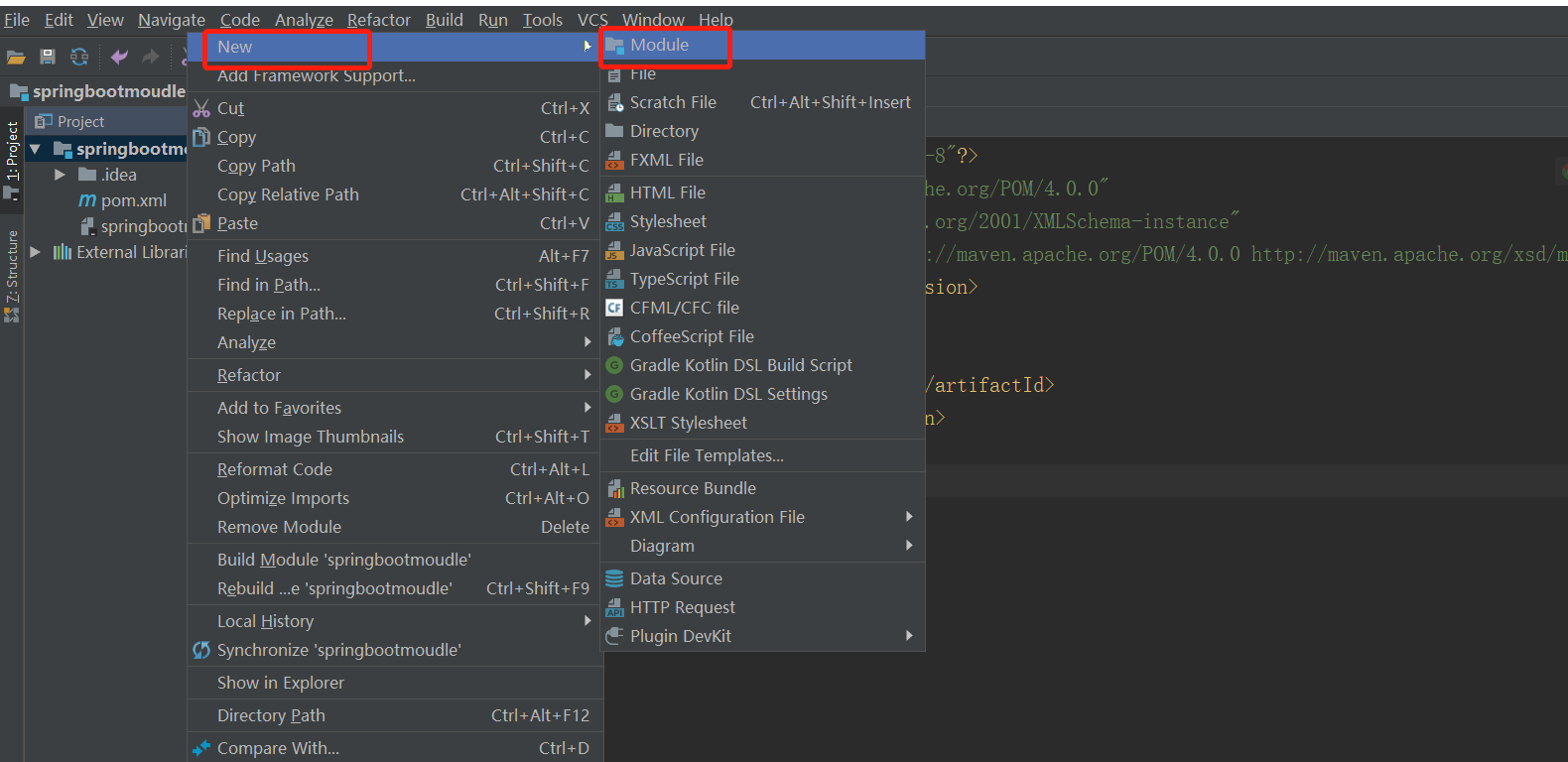 idea创建一个springboot多模块项目之springcloud简单项目测试_idea创建多模块springboot+springcloud系统-CSDN博客