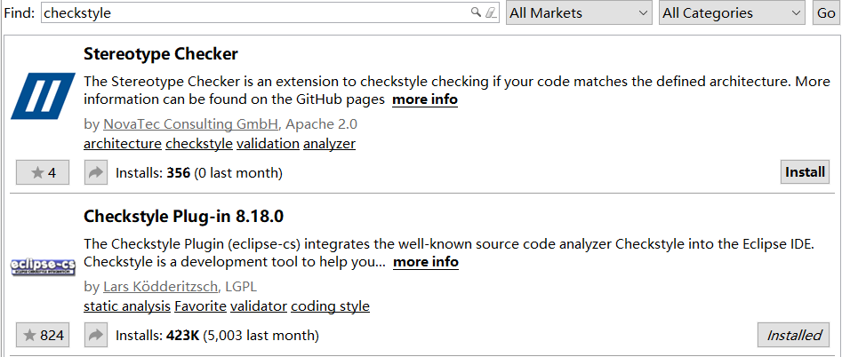 eclipse插件checkstyle的使用教程_checkstyle plug-in 8.26.0在eclipse marketplace查不到-CSDN博客