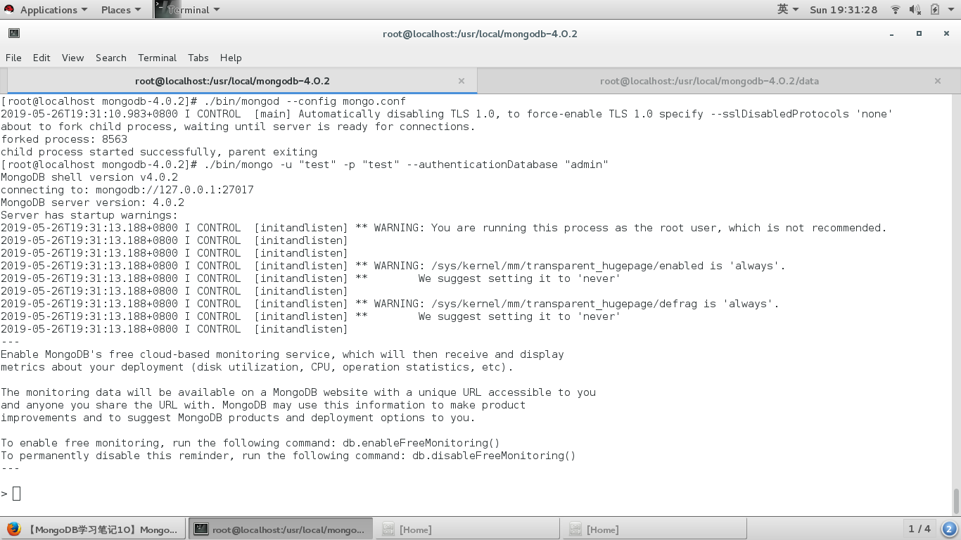 安装Mongodb并解决用户授权问题_code": 13, "codename": "unauthorized-CSDN博客
