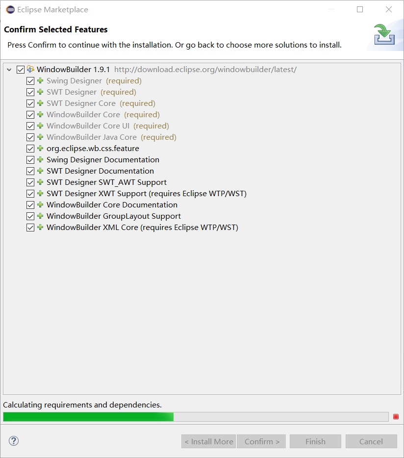 Swing组件：Java可视化工具windowbuilder的安装及其简单的使用说明_swing windowbuilder-CSDN博客