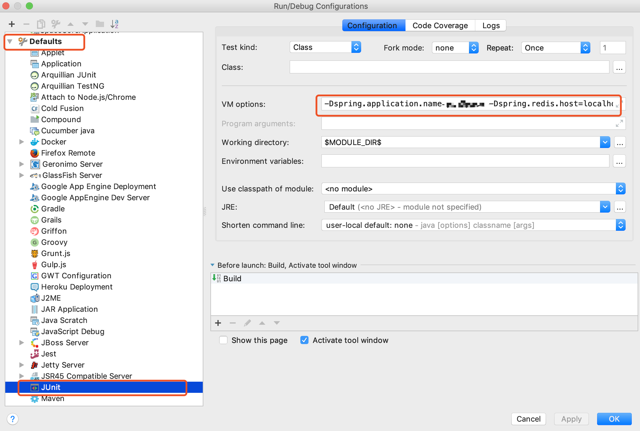IDEA 设置JUnit中VM options 默认配置_idea junit vm options-CSDN博客