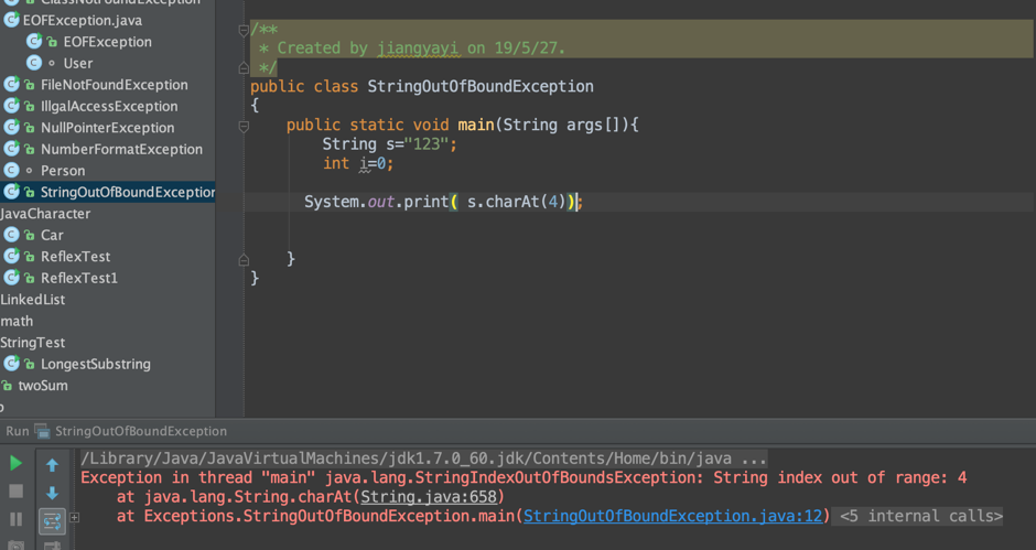 Java常见的异常及例子构造 Java常见异常及案例 Csdn博客