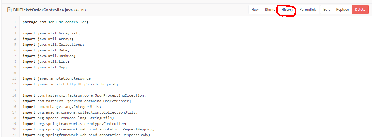 GitLab仓库查看历史版本源码的修改_gitlab查看history-CSDN博客